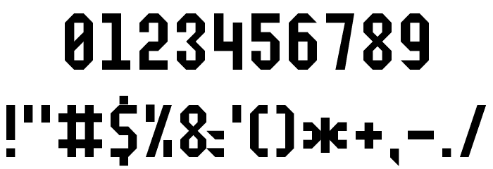 Narrow Rectangle-7 Font - FFonts.net