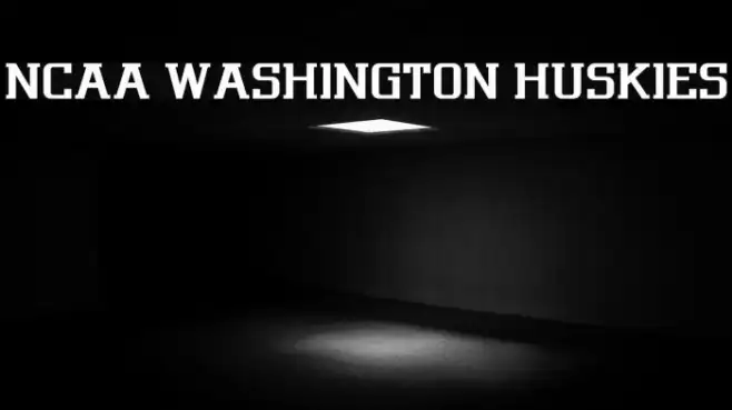 NCAA Washington Huskies Font | Free Download (TTF/OTF) | FFonts.net