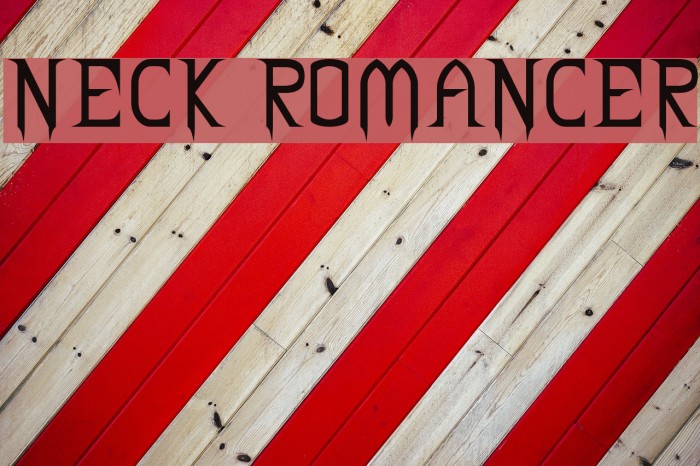 NECK ROMANCER Font - FFonts.net