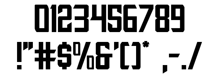 Nemesis Enforcer Expanded Font - FFonts.net