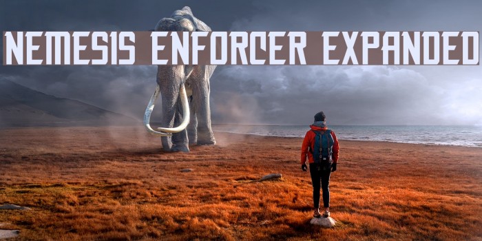 Nemesis Enforcer Expanded Font - FFonts.net