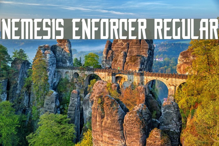 Nemesis Enforcer Regular Font - FFonts.net