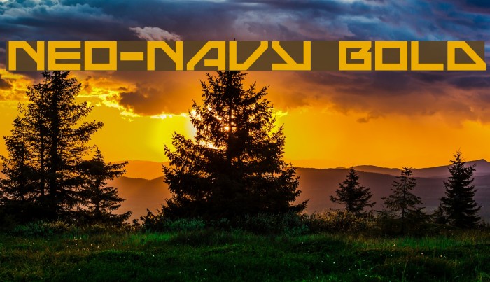 Neo-Navy Bold Font - FFonts.net