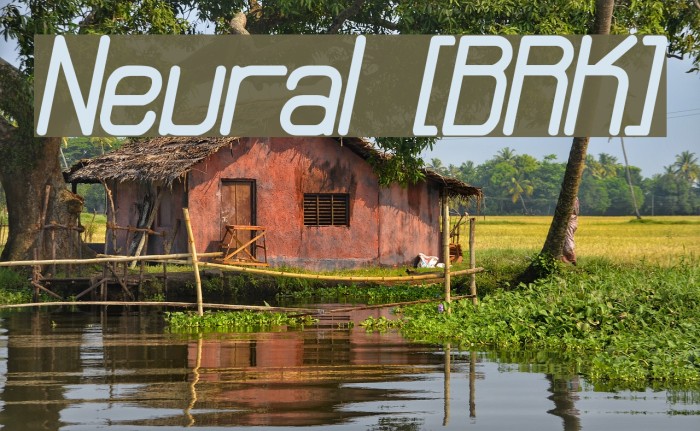 Neural [BRK] Font - FFonts.net
