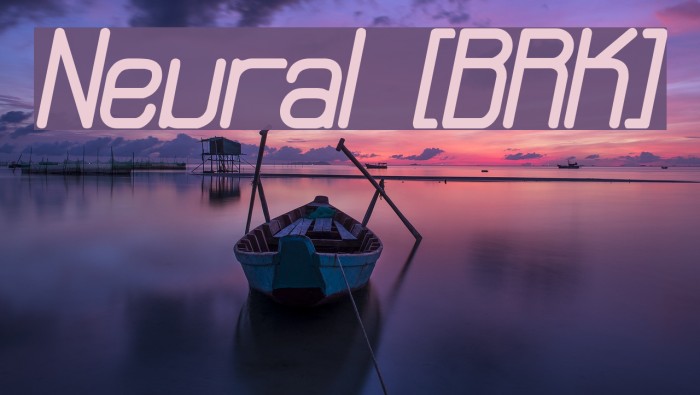 Neural [BRK] Font - FFonts.net