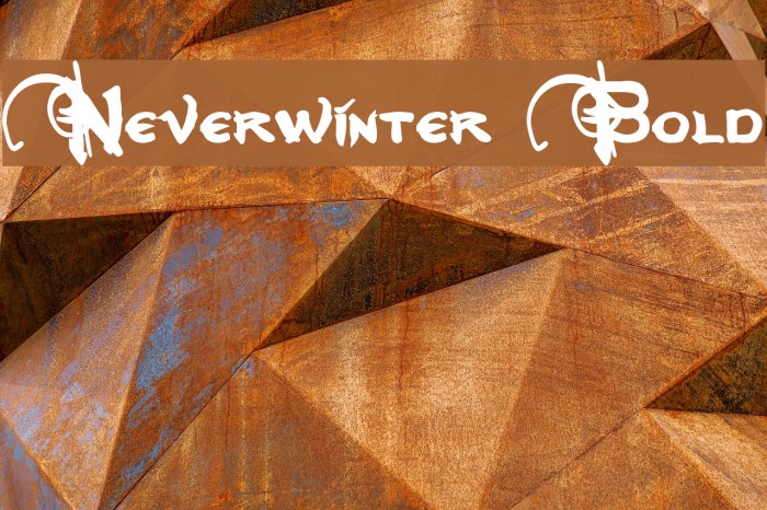 Neverwinter Bold Font - FFonts.net