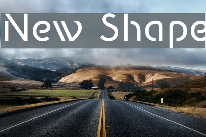 New Shape Font - FFonts.net