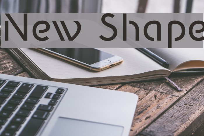New Shape Font - FFonts.net