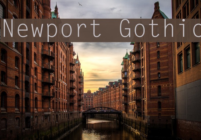Newport Gothic Font - FFonts.net