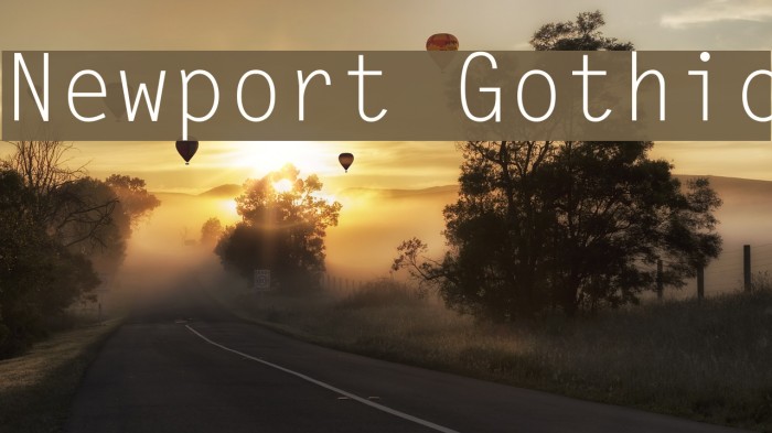 Newport Gothic Font - FFonts.net
