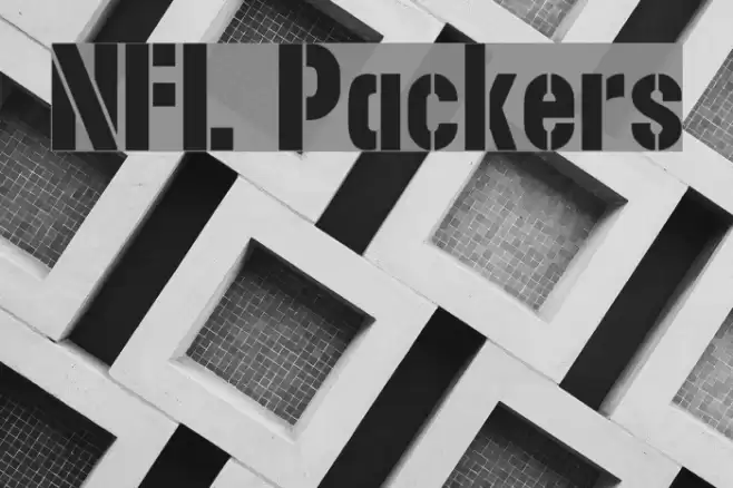 NFL Packers Font - Free Download (TTF/OTF) | FFonts.net