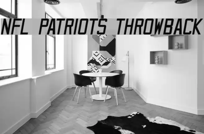NFL Patriots Throwback Font - Free Download (TTF/OTF) | FFon