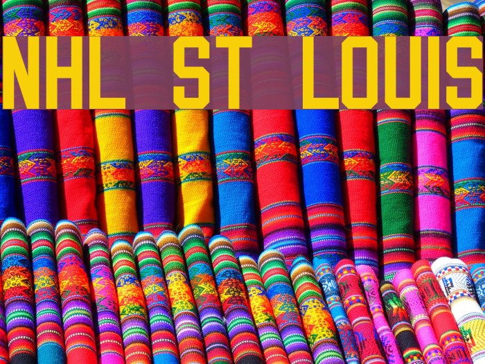 NHL St Louis Font - FFonts.net