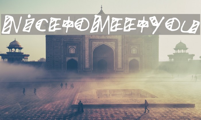 NicetoMeetYou Font - FFonts.net