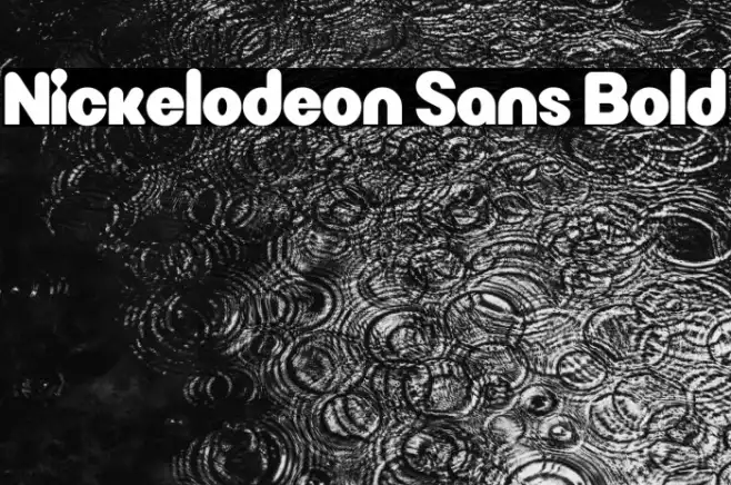 Nickelodeon Sans Bold Font | Free Download (TTF/OTF) | FFonts.net