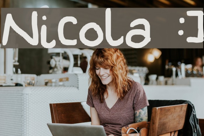 Nicola :] Font - FFonts.net
