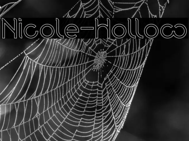 Nicole-Hollow Font | Free Download (TTF/OTF) | FFonts.net