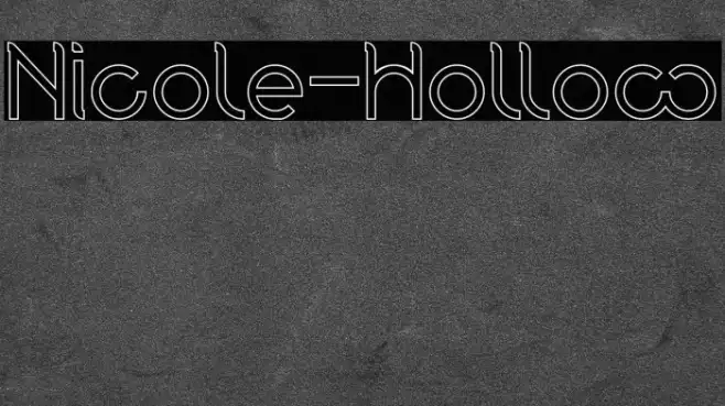 Nicole-Hollow Font | Free Download (TTF/OTF) | FFonts.net