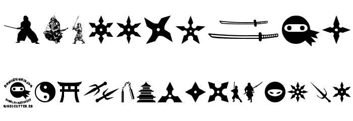 Ninja and Samurai Font - FFonts.net