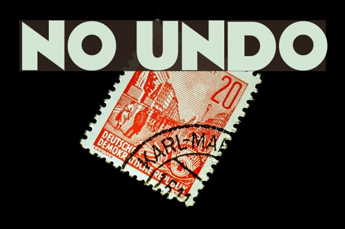 No Undo Font - FFonts.net