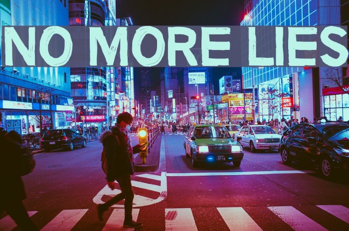 No more lies Font - FFonts.net