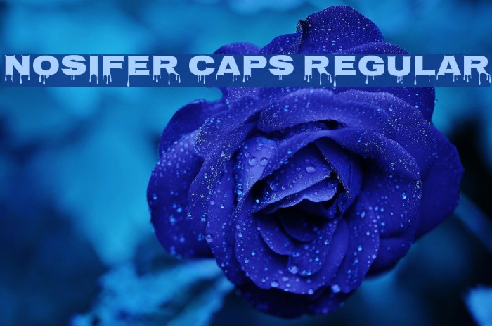 Nosifer Caps Regular Font - FFonts.net