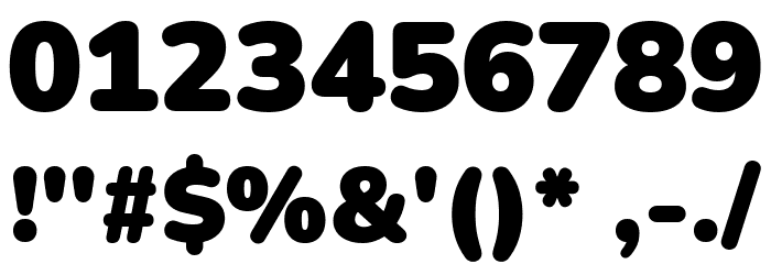 Nunito Heavy Regular Font - FFonts.net