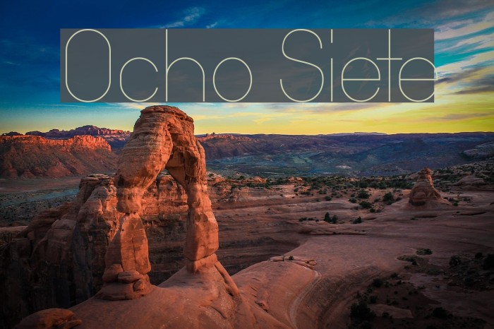 Ocho Siete Font - FFonts.net