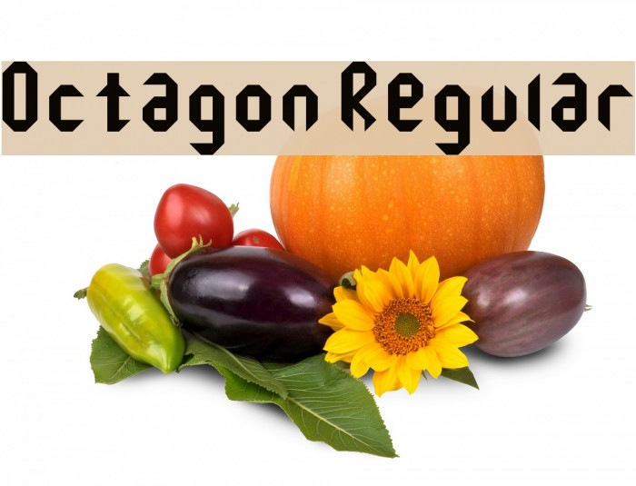 Octagon Regular Font - FFonts.net