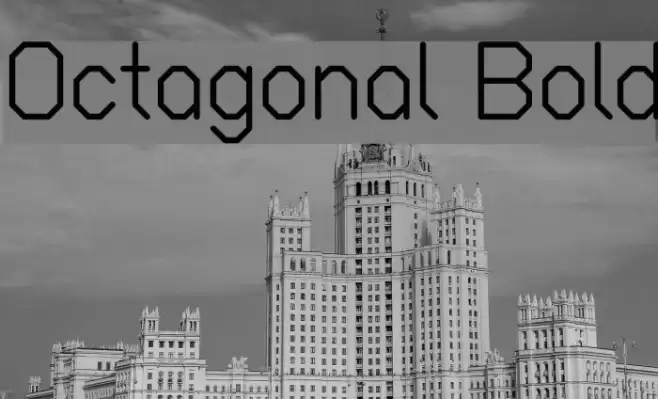 Octagonal Bold Font - Free Download (TTF/OTF) | FFonts.net