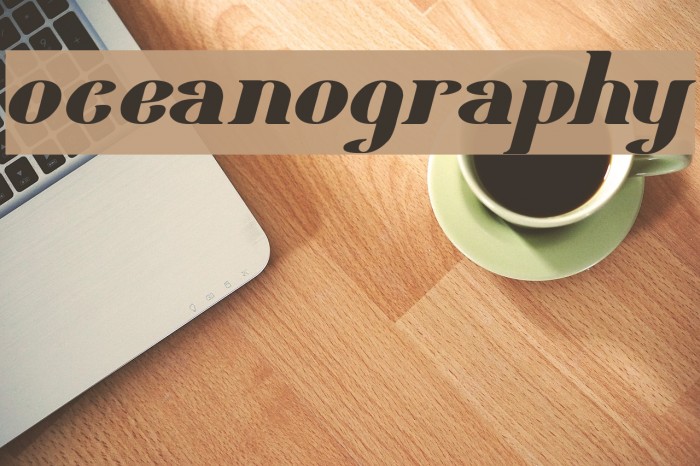 oceanography Font - FFonts.net
