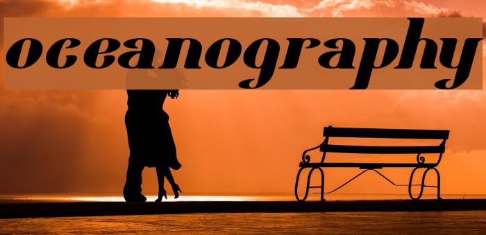 oceanography Font - FFonts.net