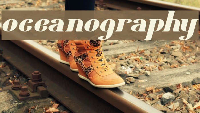 oceanography Font - FFonts.net