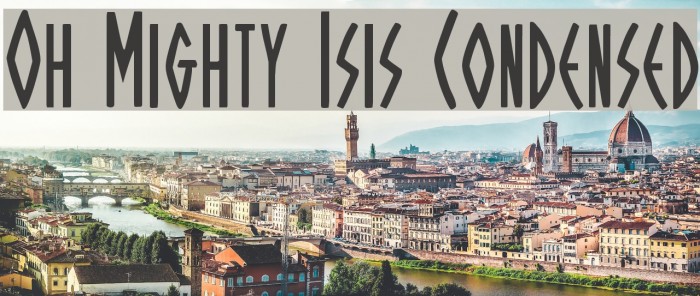 Oh Mighty Isis Condensed Font - FFonts.net