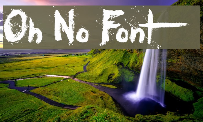 Oh No Font - FFonts.net