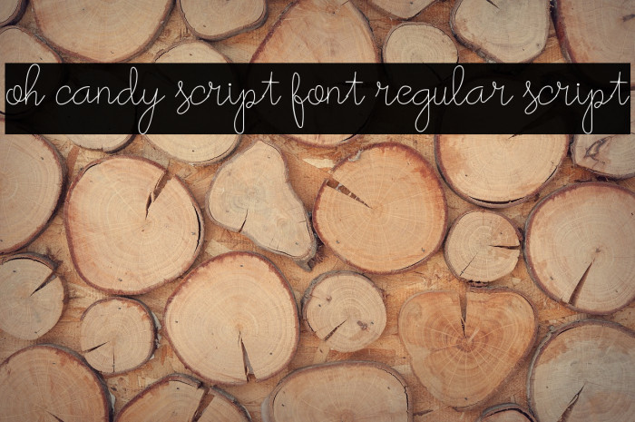 oh candy script font regular script Font - FFonts.net