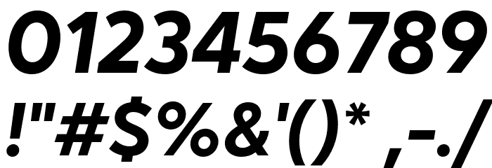 Okta Bold Italic Font - FFonts.net