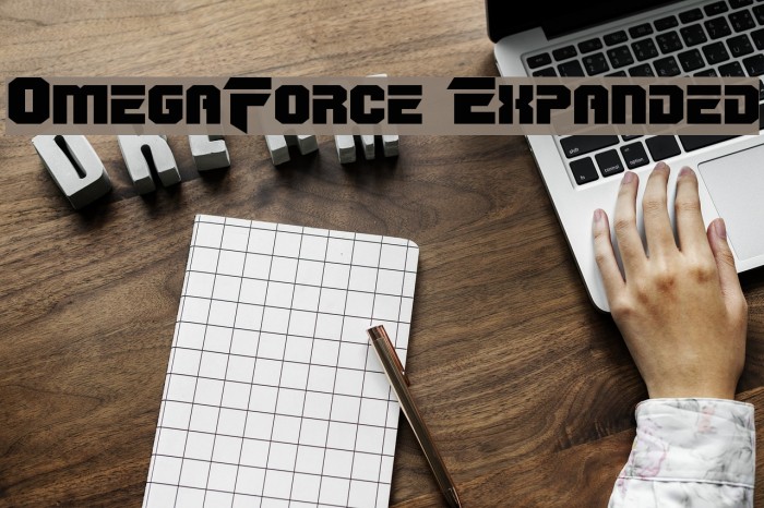 OmegaForce Expanded Font - FFonts.net