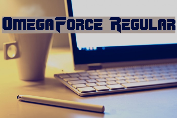 OmegaForce Regular Font - FFonts.net
