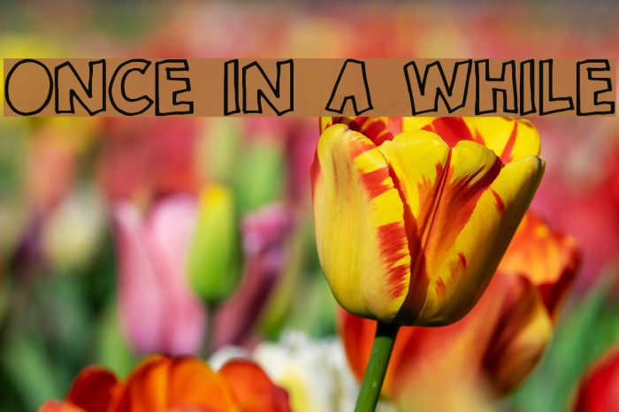 Once in a while Font - FFonts.net