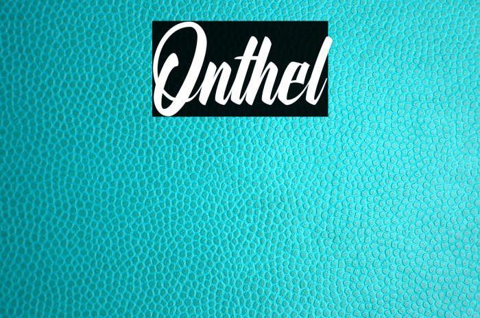 Onthel Font - FFonts.net