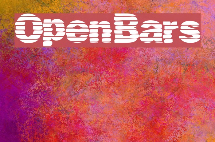 OpenBars Font - FFonts.net