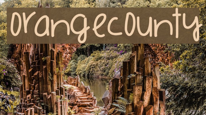 OrangeCounty Font - FFonts.net