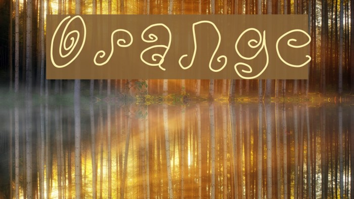 Orange Font - FFonts.net