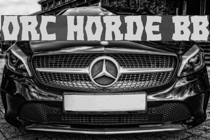 Orc Horde BB Font - FFonts.net