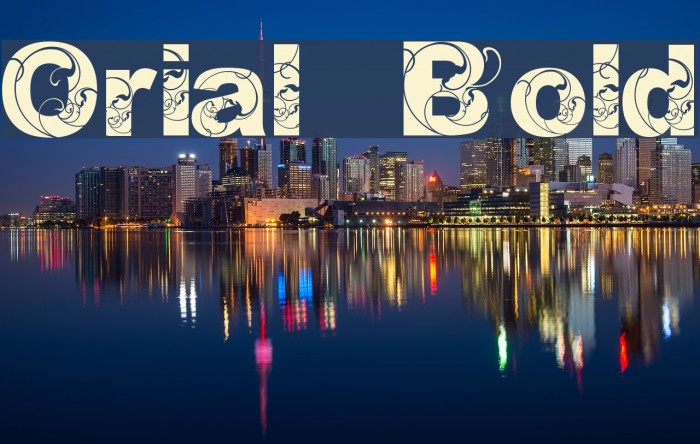 Orial_ Bold Font - FFonts.net