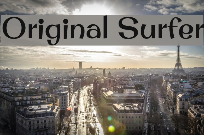 Original Surfer Font - FFonts.net