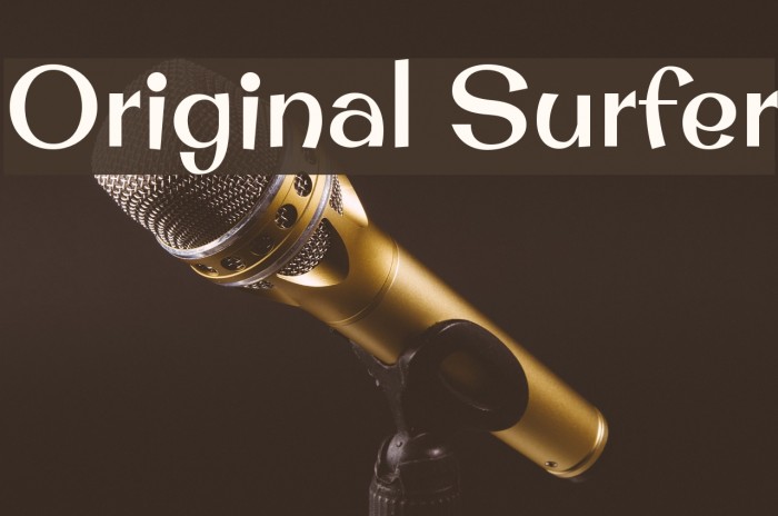 Original Surfer Font - FFonts.net