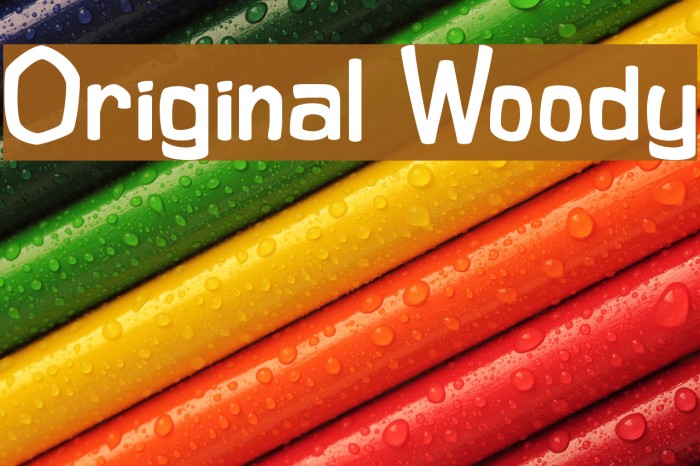 Original Woody Font - FFonts.net