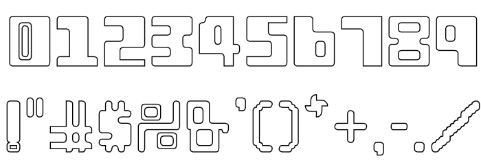 Orthotopes Hollow Font - FFonts.net